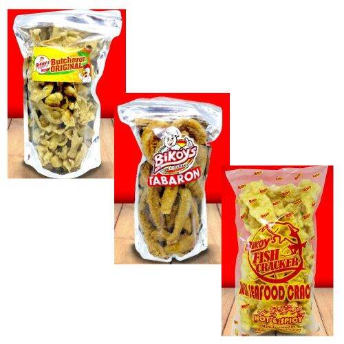 1pc.Bikoys Tabaron,1pc.Bikoys Butcheron,1pc.Bikoys Fish Cracker | Lazada PH
