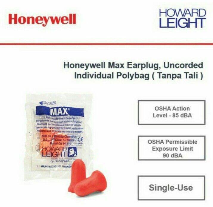 ear plug safety anti bising max 1 / tutup telinga dari debu dan bising | Lazada Indonesia