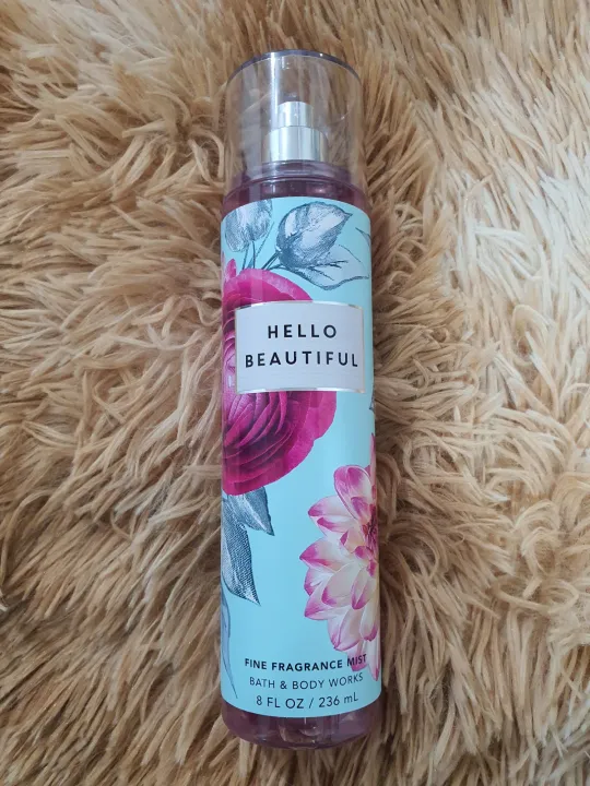 Bath and Body Works Mist, Hello Beautiful, 236ml | Lazada PH