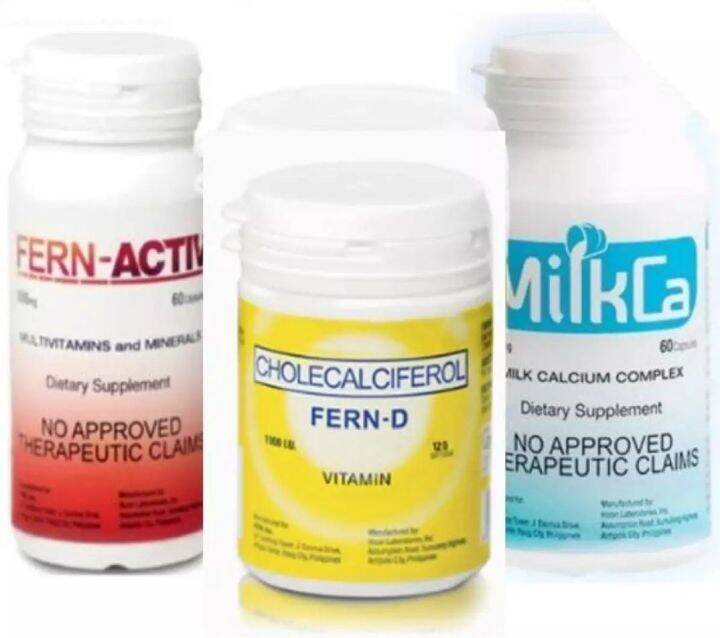 100% Authentic, Ifern Trio Fern D 120 soft gels, Fern Active 60 ...