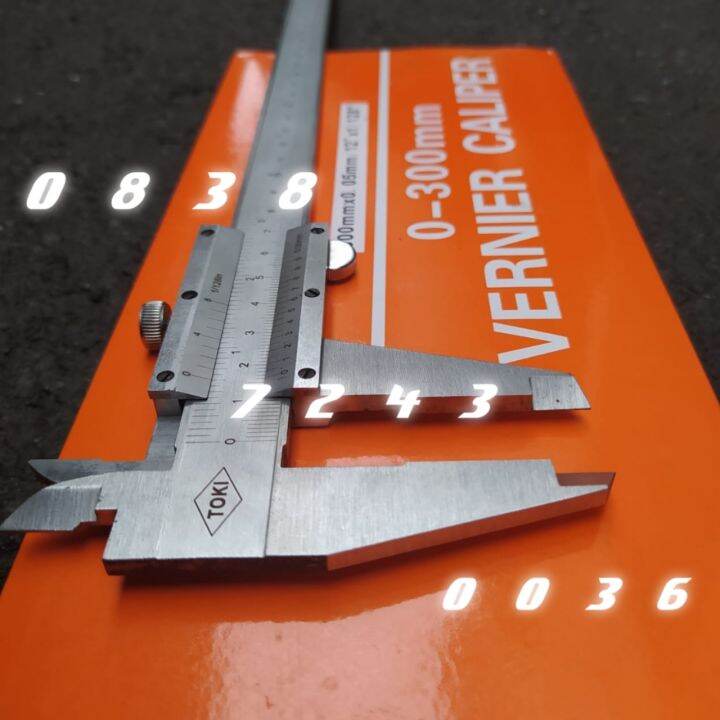 Vernier Caliper Manual 12" Inch Toki Sigmat Jangka Sorong Manual 12 Inch 300 Mm | Lazada Indonesia