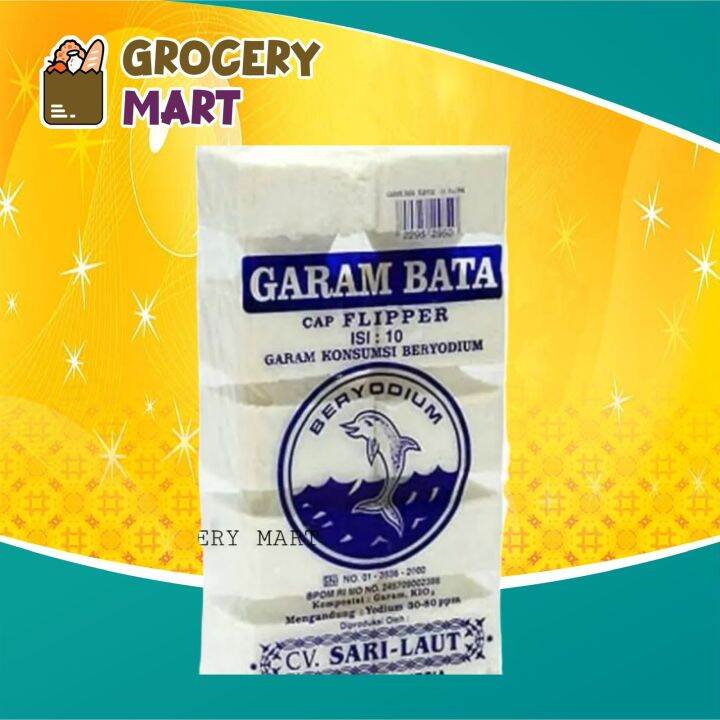 Garam Bata Isi 10 Cap Flipper / Garam Salt 2kg | Lazada Indonesia
