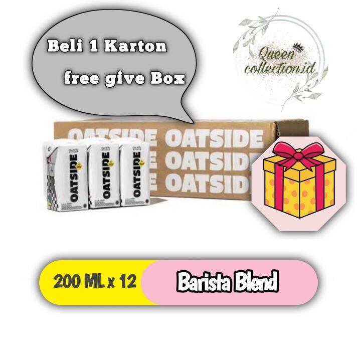 OATSIDE MINI OAT MILK 200ML STRAW BARISTA BLEND | Lazada Indonesia