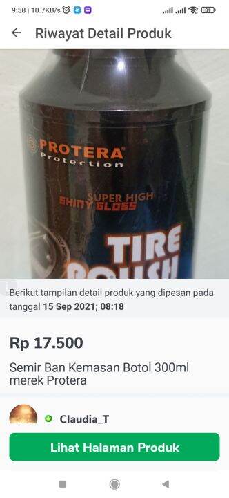 semir ban merek proterra, kemasan 300ml | Lazada Indonesia