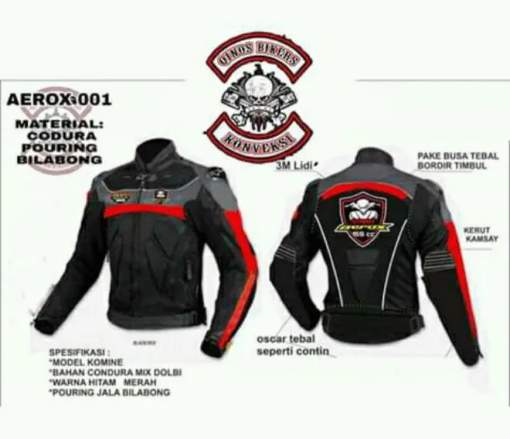 Jaket Touring motor Yamaha AEROX 02 | Lazada Indonesia