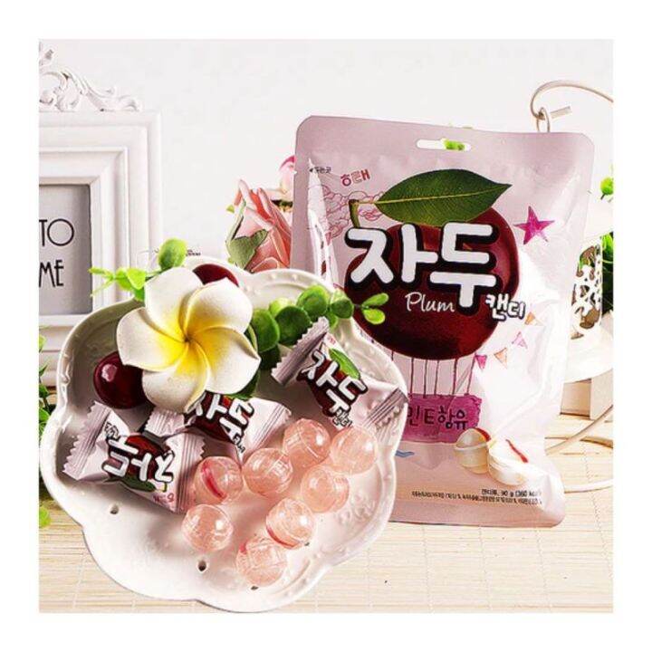 Plum Candy 130g (Korean Haitai Plum Candy with 1% Vitamin E and Plum ...