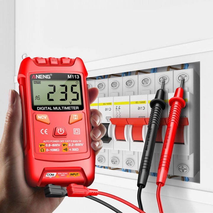 [Moscow Six]💎ANENG M113 Digital Mini Multimeter Tester Voltage Ohm ...