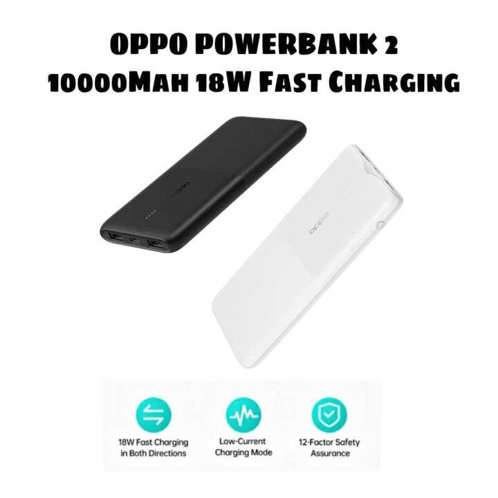 Ready Stock OPPO Original 18W VOOC Power Bank PBT02 10000mAh | Lazada