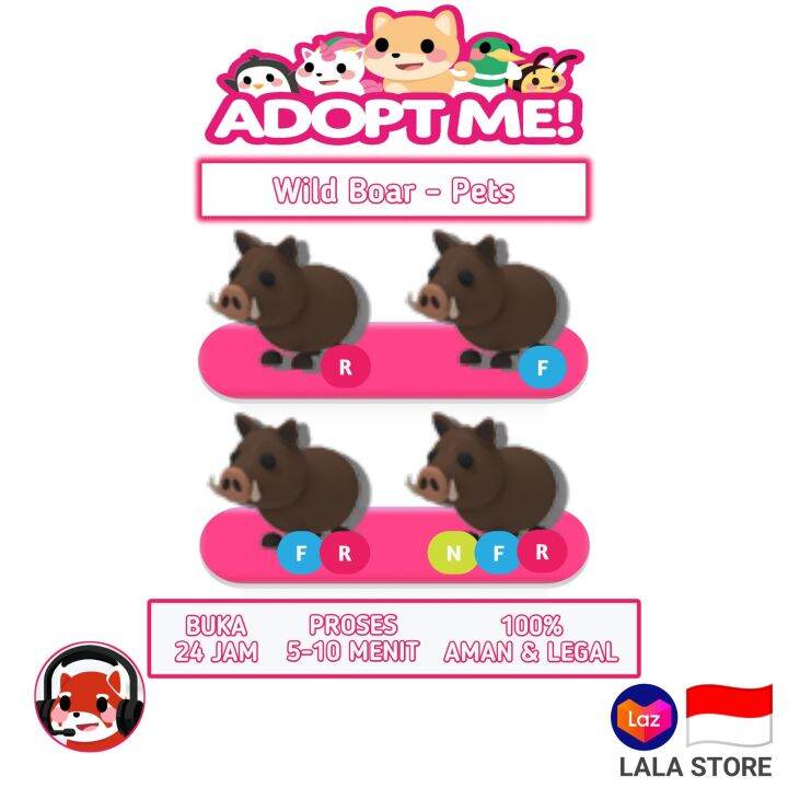 Adopt Me - Wild Boar - Roblox | Lazada Indonesia