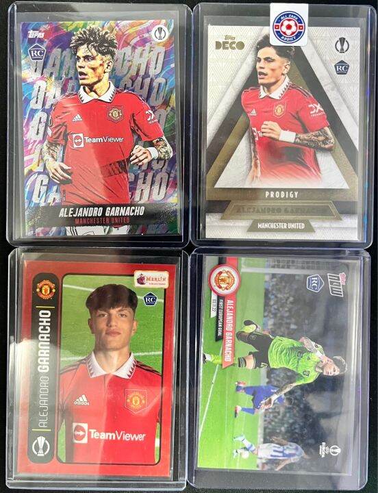 การ์ดฟุตบอลแมนยู Topps Garnacho RC Card | Lazada.co.th