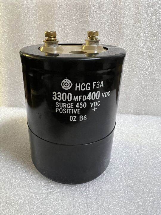คาปาซิเตอร์ 3300UF 450VDC 3300UF 450V Hitachi CAPACITOR ขนาด10x7.5cm ...