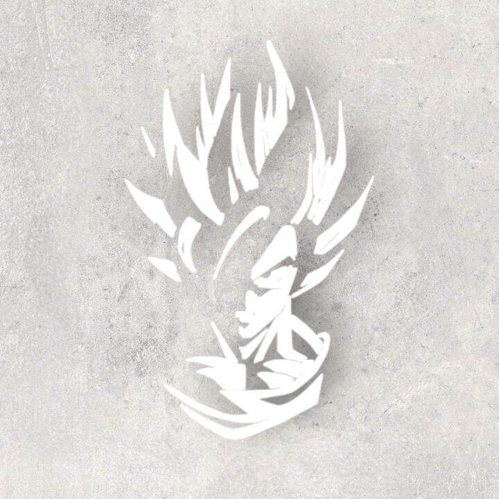 Goku - Dragon Ball Z Decal Sticker Car Motor Helmet | Lazada PH