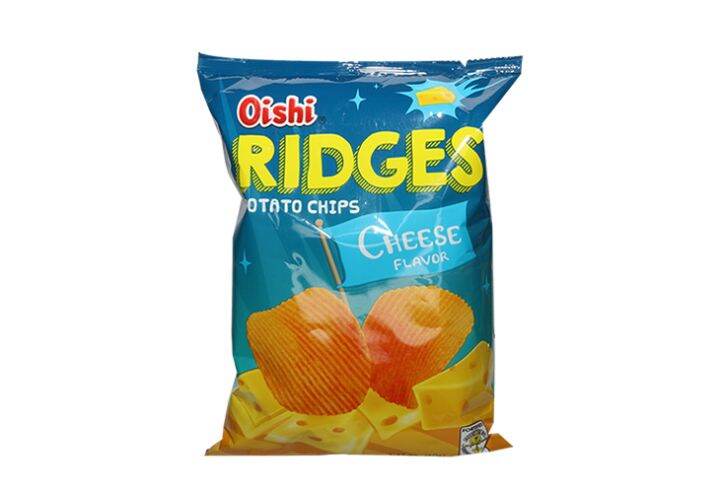 Oishi Ridges Potato Chips Cheese Flavor 60g | Lazada.co.th
