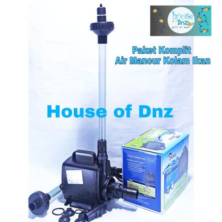 Paket Air Mancur Kolam Ikan 3000l/h Mudah Dipasang Pompa air mancur ...