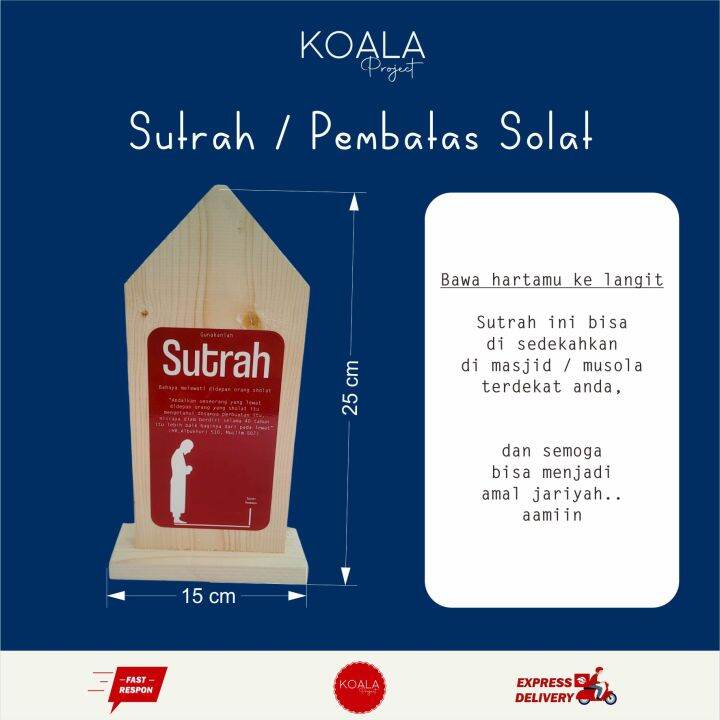 SUTRAH PEMBATAS SOLAT - KOALA PROJECT | Lazada Indonesia