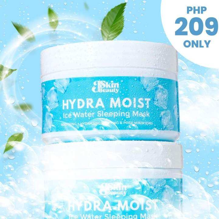 JSkin Beauty HYDRA MOIST Ice Water Sleeping Mask Hydra Ice Milk Hydra ...