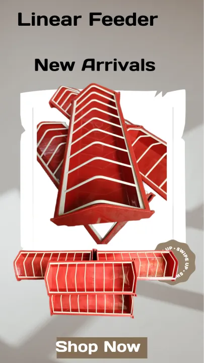 linear feeder, chicken feeder, feeder, plastic feeder for chicken ...