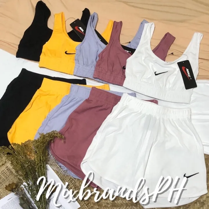 Nike yoga set coordinates top short set Mall pull out authentic ...
