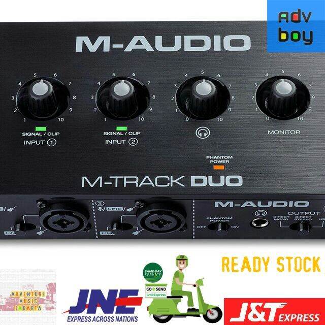 M AUDIO M TRACK DUO Soundcard Audio Interface MAudio MTrack Duo M-Audio ...