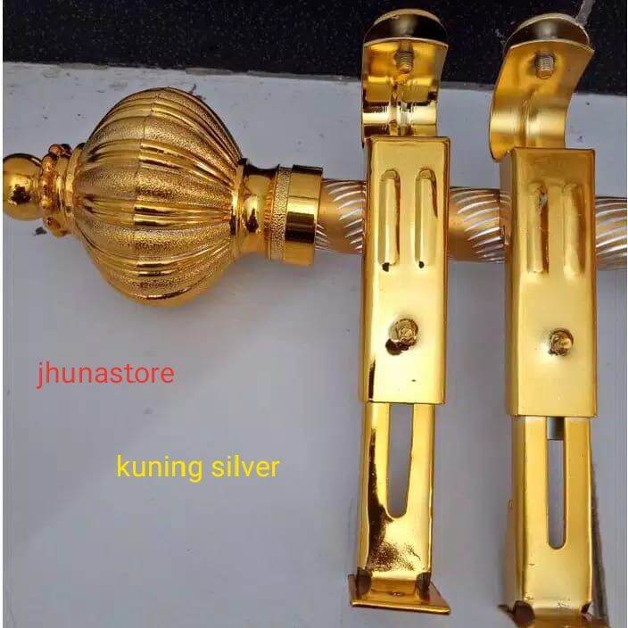 besi hordeng kuning uril silver | Lazada Indonesia