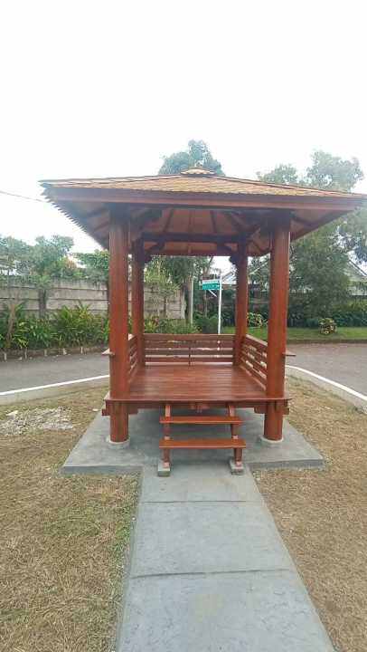 gazebo saung kayu kelapa minimalis | Lazada Indonesia