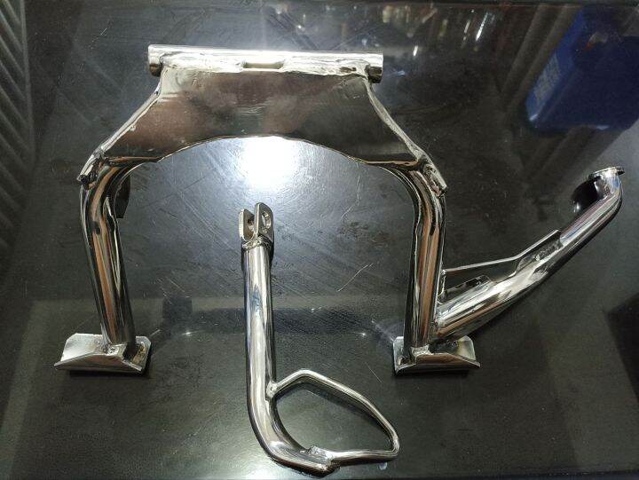 Stainless center and side stand for aerox version 1. | Lazada PH