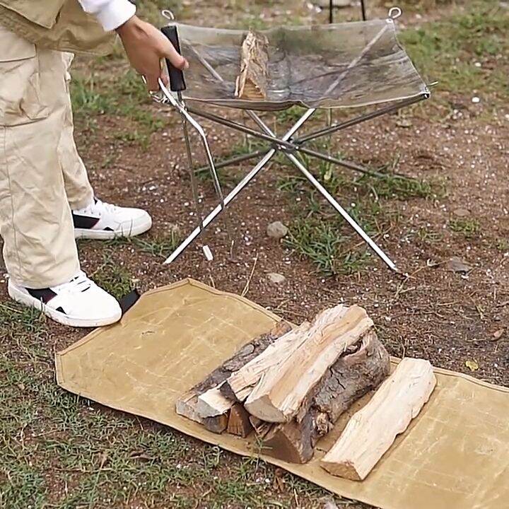 Fire Tong Insulated Wooden Handle Enhanced Grip Log Grabber Firewood ...