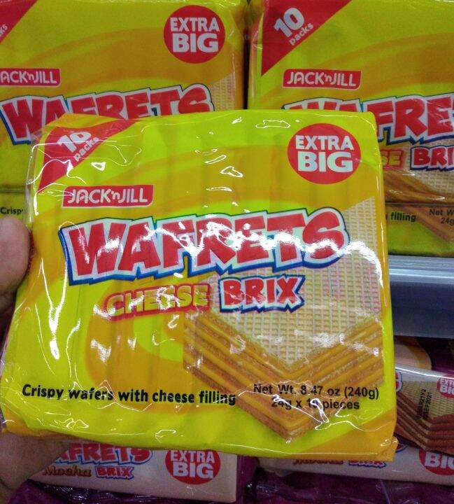 JACK' N JILLL, WAFFRETS CHEESE BRIX 240g.×10pcs. | Lazada PH