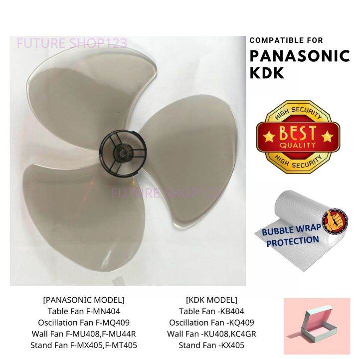 Panasonic Stand Fan Blade 16” Wall Fan Blade 16” /KDK 16” Stand Fan ...