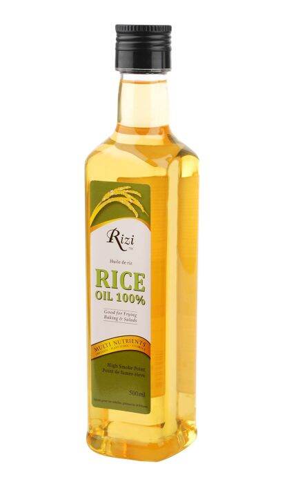 ริซี่ น้ำมันรำข้าว 100% RIZI RICE OIL ขนาด 500 มล. | Lazada.co.th