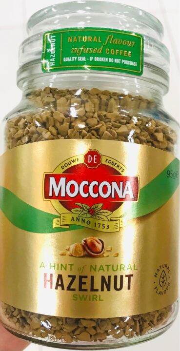 Moccona Hazelnut Swirl Freeze Dried Instant Coffee 95g | Lazada PH