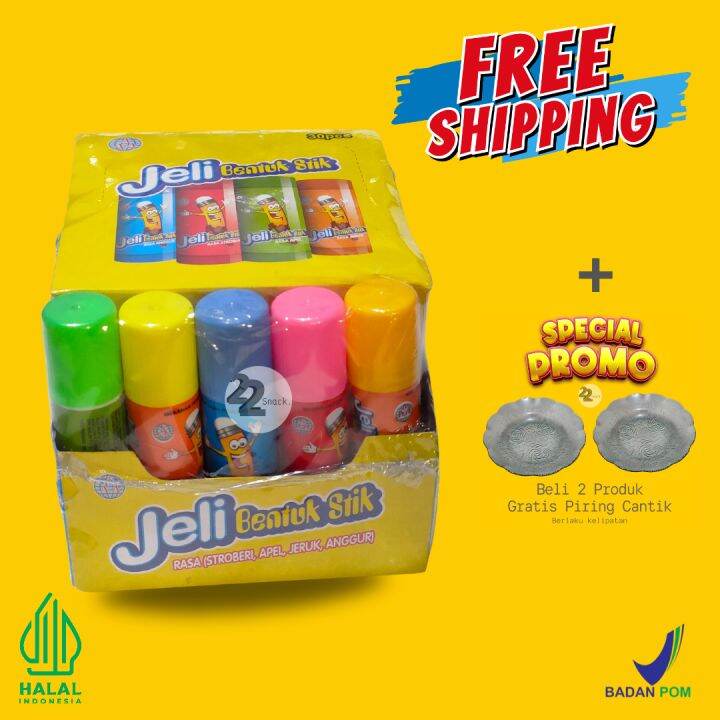 Permen Jeli putar Bentuk Stik Rasa Buah Unik dan lucu / Jajanan Viral ...