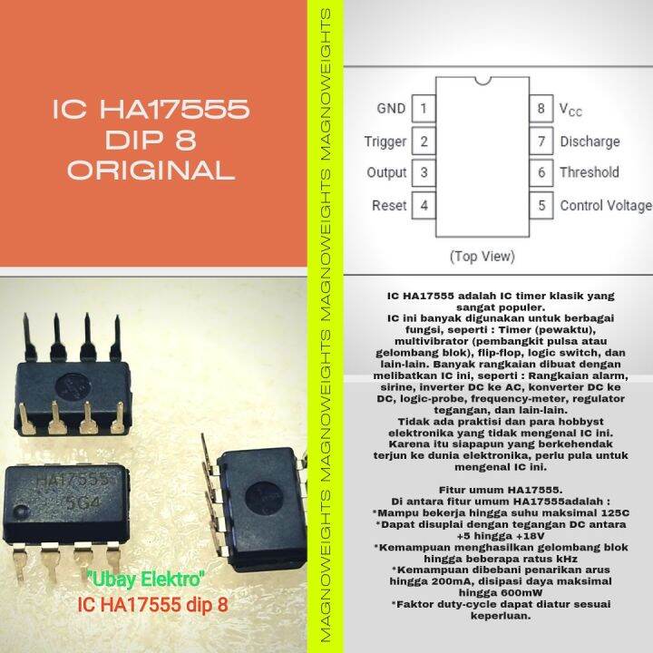 IC TIMERHA17555 KAKI 8 ORIGINAL | Lazada Indonesia