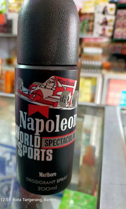 PARFUME NAPOLEON MARLBORO HITAM DEODORANT SPRAY 200 ML | Lazada Indonesia