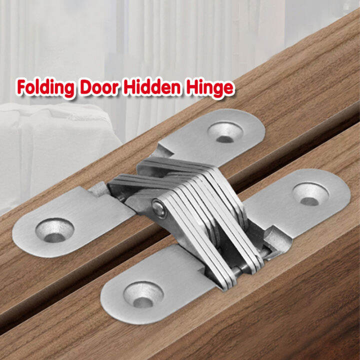 Stainless Steel Hidden Door Hinges Invisible Hinge Concealed Folding ...