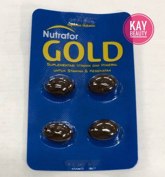 Nutrafor Gold 1Blister isi 4softgels Original BPOM | Lazada Indonesia