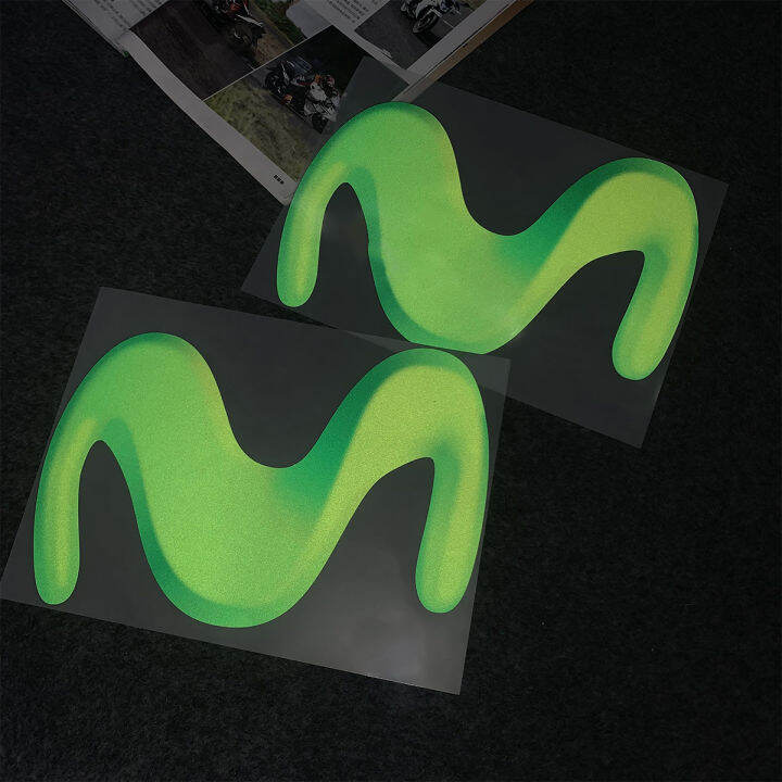 Original Monster Sticker Yamaha Movistar Motorcycle Body Helmet Decal ...