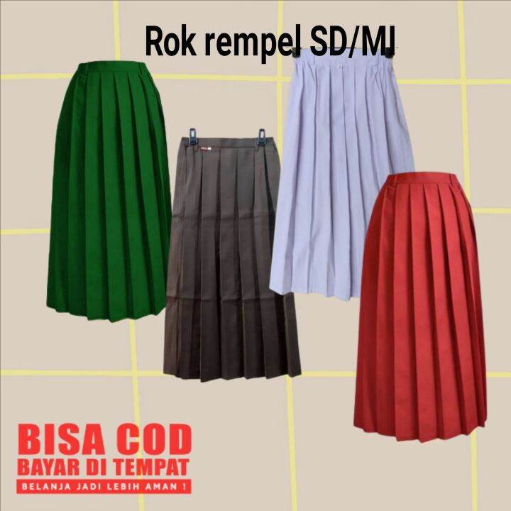ROK SERAGAM MODEL REMPEL SD MI//ROK SD//ROK MI | Lazada Indonesia