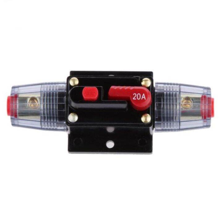 MYTHZKING | 12V DC INLINE SOLAR ENERGY CIRCUIT BREAKER RESET FUSE ...