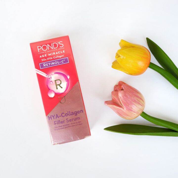 Ponds Age Miracle HYA-Collagen filler Serum 30 ml. พอนด์ส เอจ มิราเคิล ...