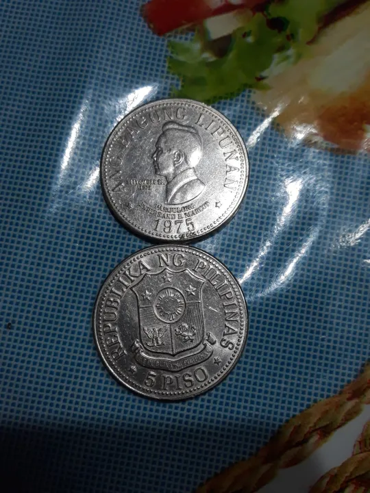Bagong Lipunan 5 Peso Year 1975 Marcos Coin | Lazada PH