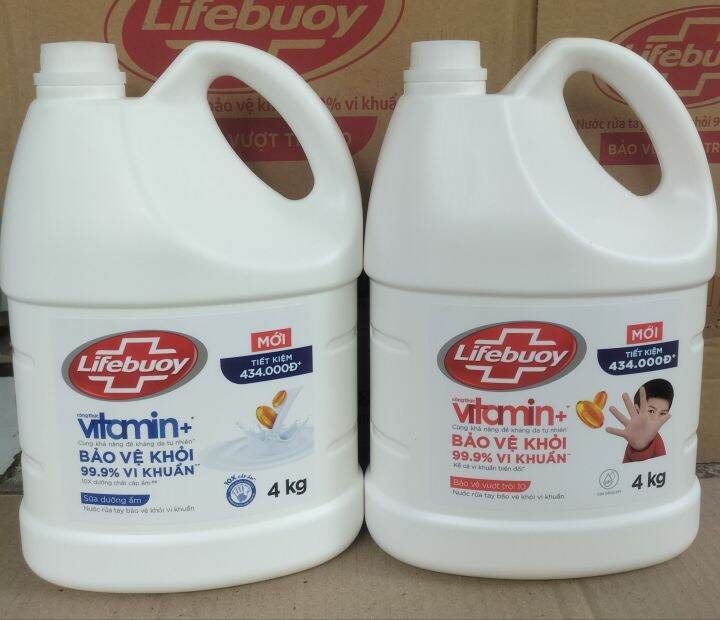 Nước Rửa Tay Lifebuoy Bảo Vệ Vượt Trội Can 4L | Lazada.vn