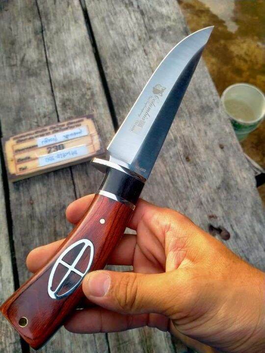 มีดเดินป่า Columbia USA SABER รุ่น NO-G02 ด้ามจับไม้เรซิ่น | Lazada.co.th