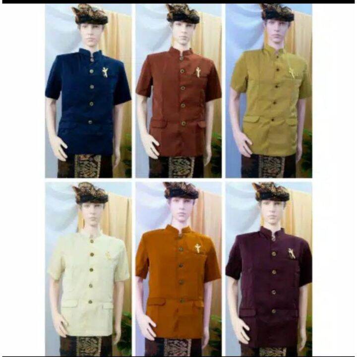 kemeja safari baju khas Bali | pakaian adat Bali | Lazada Indonesia