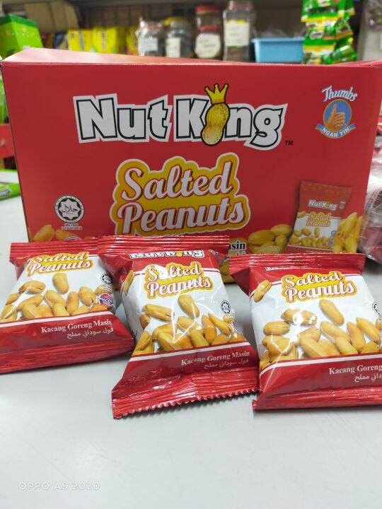 Nut King (Kacang Goreng Masin) Salted Peanut 12gx36pek | Lazada