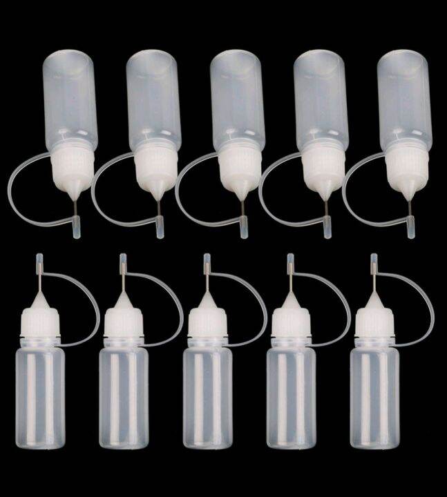 botol jarum Kosong 10ml/botol Lem akrilik/botol Refill Liquid/hena ...