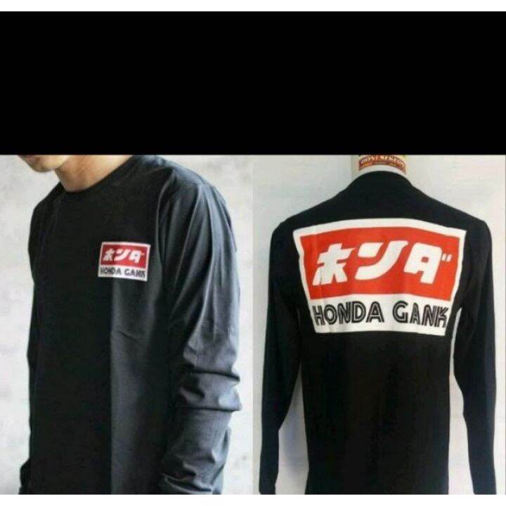 KAOS HONDA GANK LENGAN PANJANG | Lazada Indonesia
