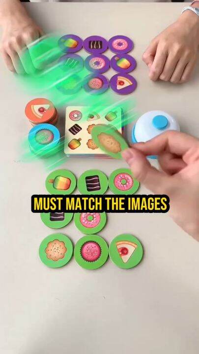 Crazy Store Wooden Matching Chips Puzzle Game for Kids by WISHLAND ...