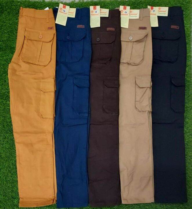 Seluar Kargo Slack 6 Poket Kain Tebal Cargo Pant Multi Pocket Seluar ...
