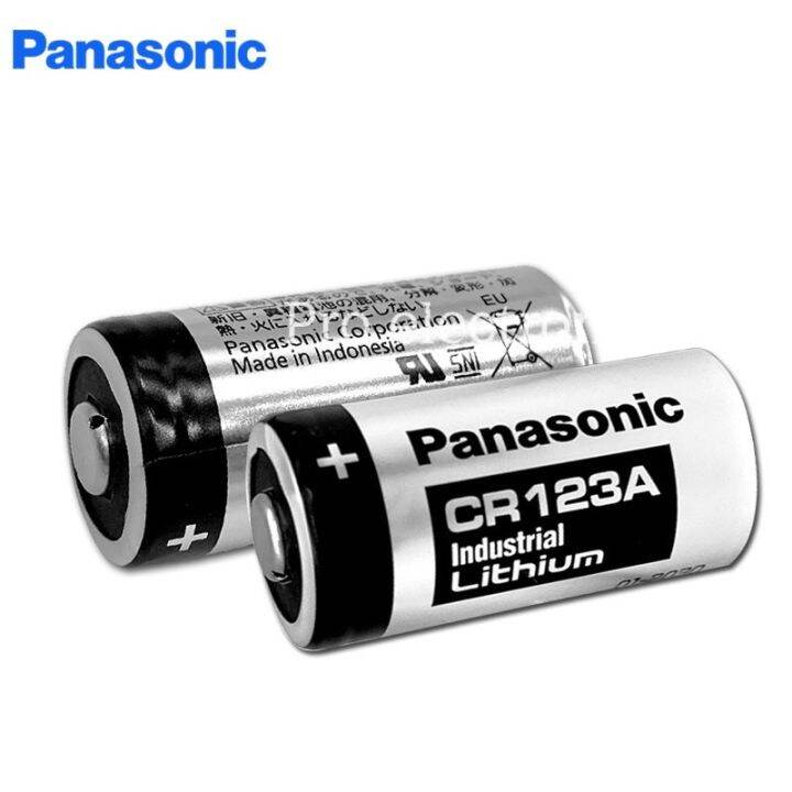 Panasonic แบตเตอรี่ Panasonic CR123A 3V แบตเตอรี่อุตสาหกรรม CR17345 แบตกล้องถ่ายรูป | Lazada.co.th